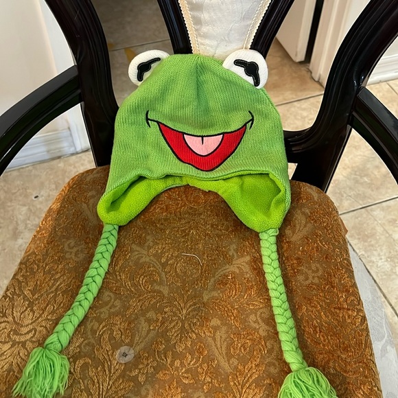 Disney | Other | Beanie Kermit The Frog Vintage Disney Hat The Muppets ...